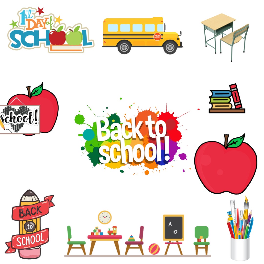 Back to School Clip Art - Etsy