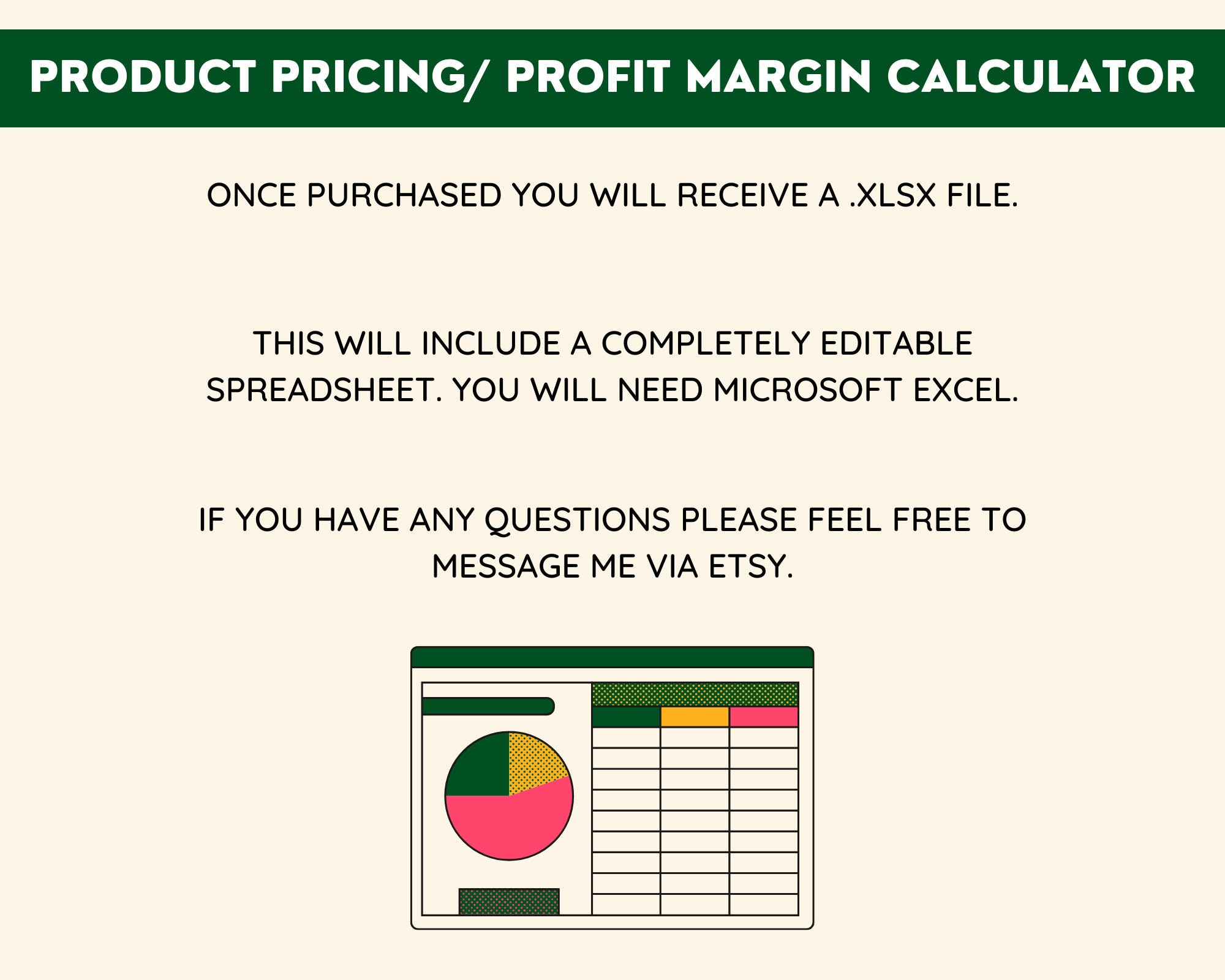 Product Pricing Calculator, Profit Margin Tracker, Microsoft Excel ...