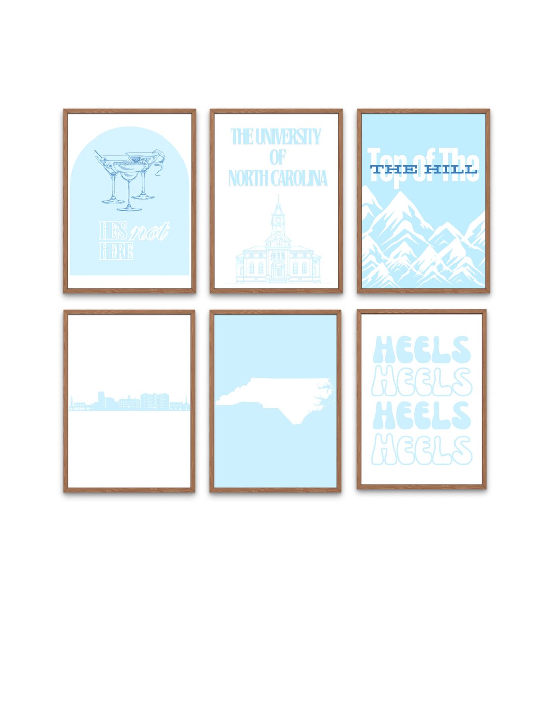 UNC Chapel Hill Wall Decor - Etsy