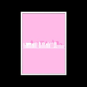 UNC Chapel Hill Pink Printable Posters for Dorm Room - Etsy