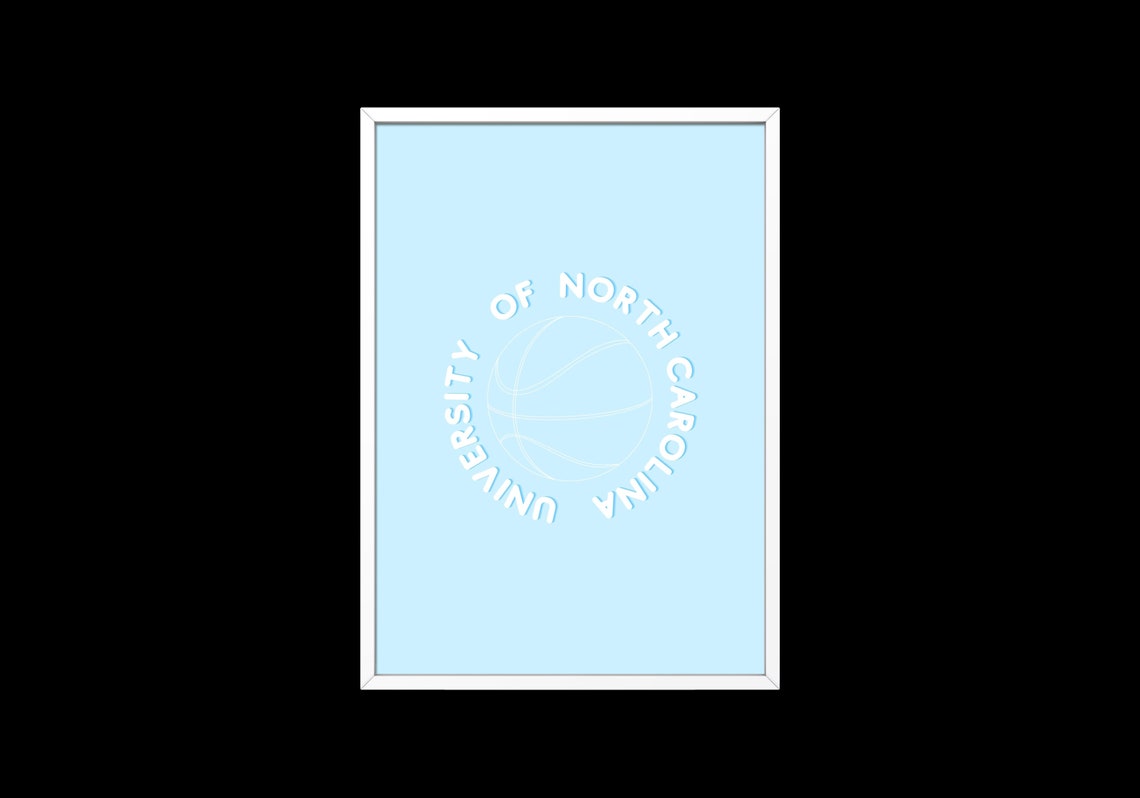 UNC Chapel Hill Printable Posters for Dorm Room L - Etsy