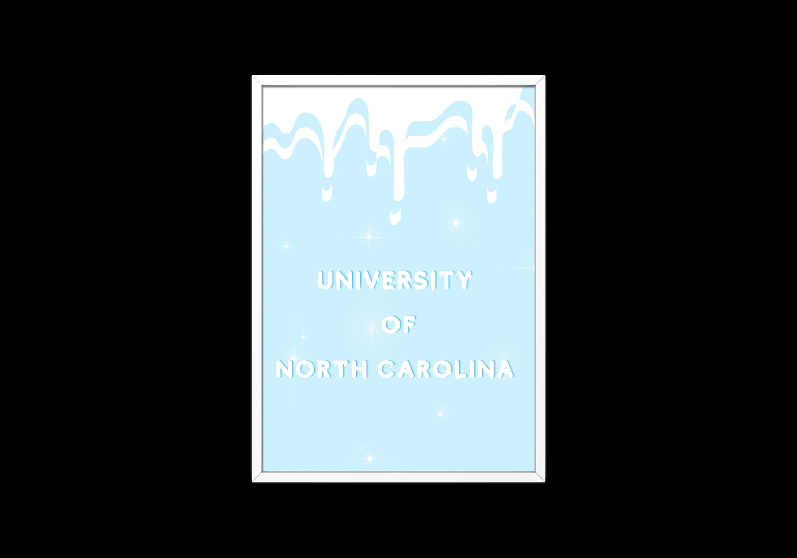 UNC Chapel Hill Printable Posters for Dorm Room L - Etsy
