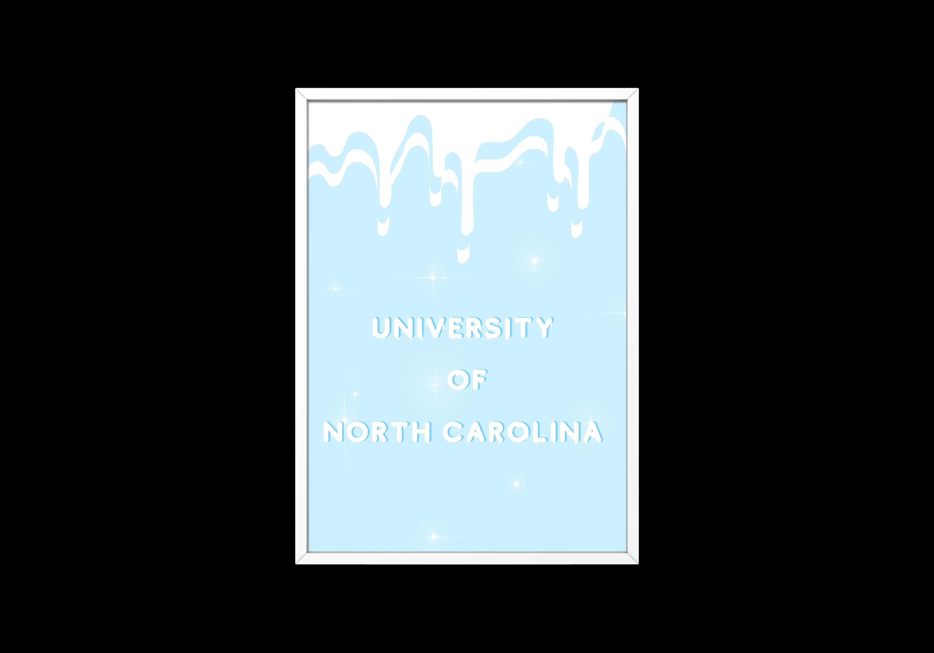 UNC Chapel Hill Printable Posters for Dorm Room L - Etsy