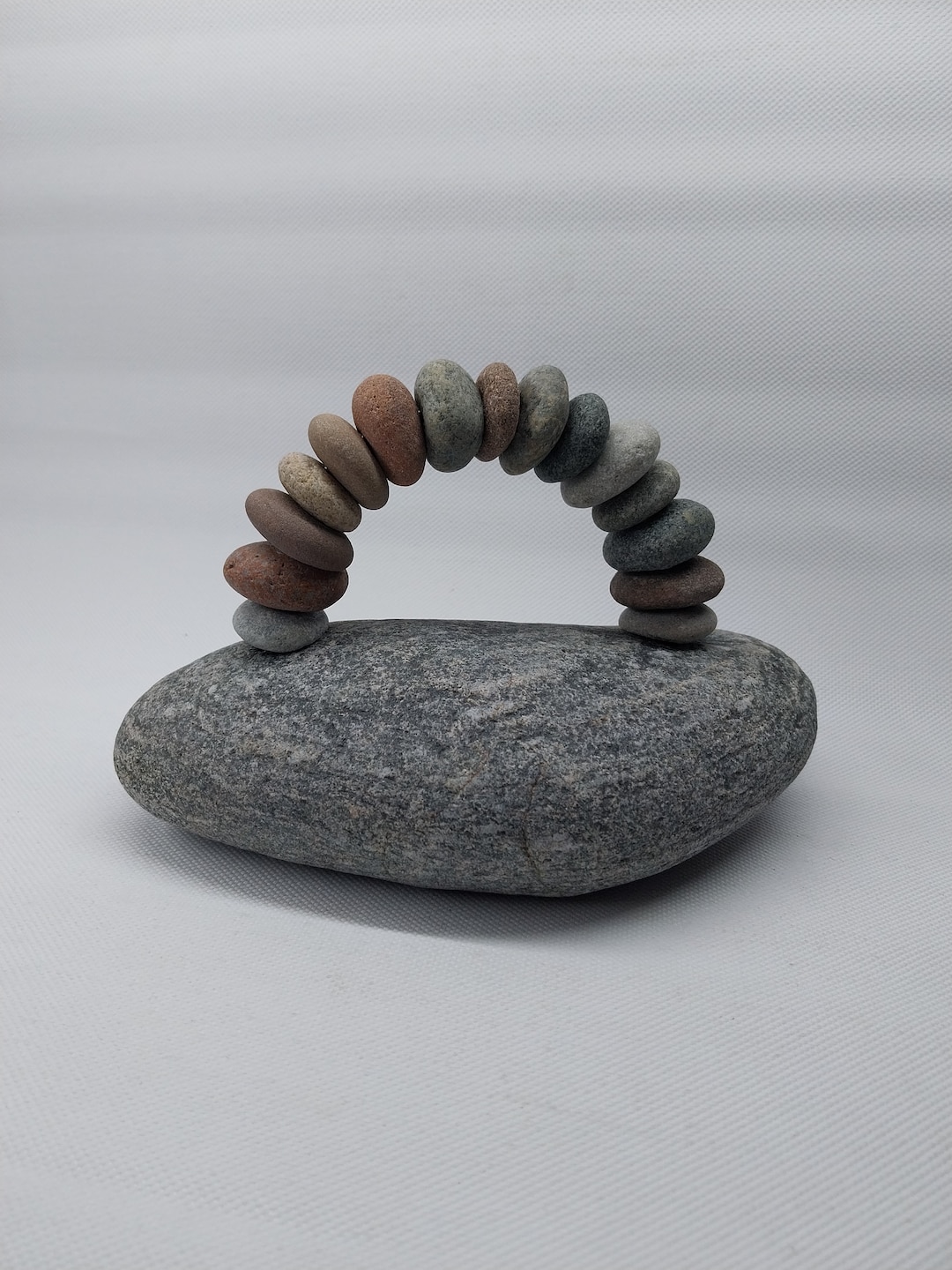 Stone Door Stop Decorative.beach Stone Doorstopper With Handle.rustic ...
