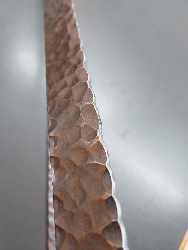 Hand Forged Textured Flat Metal.hammered Steel for Craft. - Etsy