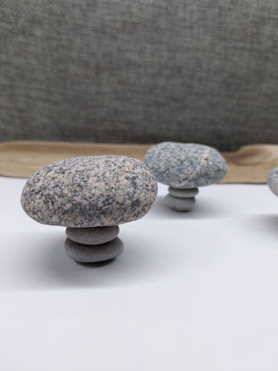 Three Pieces Beach Stone Wall Hooks.sea Rock Towel Hooks. - Etsy