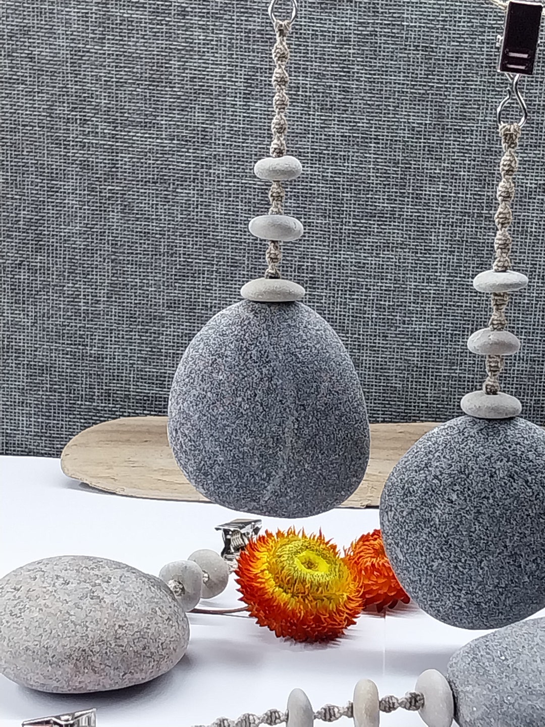 One Piece Stone Tablecloth Weight. Curtain Weight. Stone Weight.pebble ...
