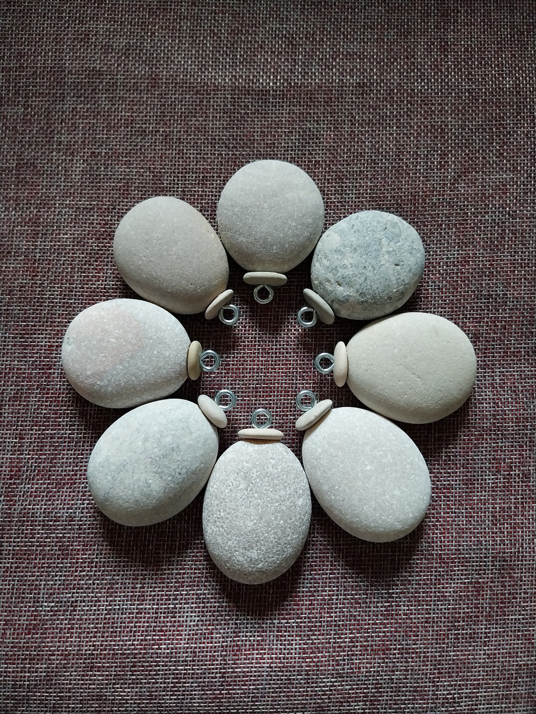 One Piece Natural Stone Light Pull.bathroom Fan Pull.curtain Weight ...