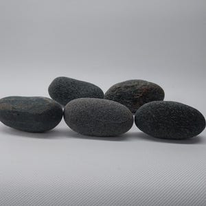 Long Shaped Sea Rock Wall Hooks Decorative.set of 5 Natural Beach Stone ...
