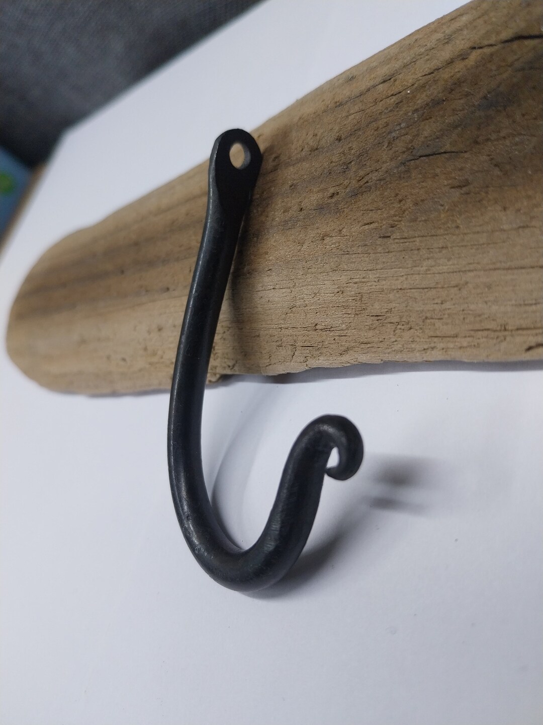 Hand Forged Iron Hook.wrought Wall Hook. - Etsy
