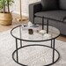 ALYA Unbreakable Glass Nesting End Table - Etsy