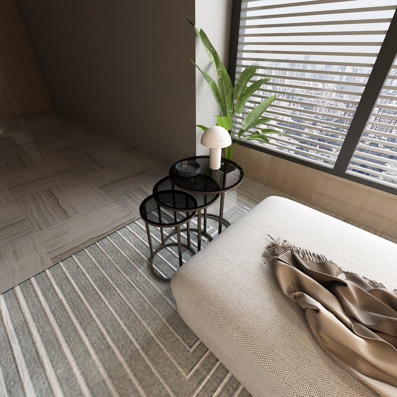 ALYA Unbreakable Glass Nesting End Table - Etsy