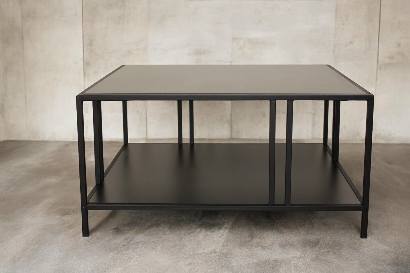 URANUS Black Square Coffee Table - Etsy