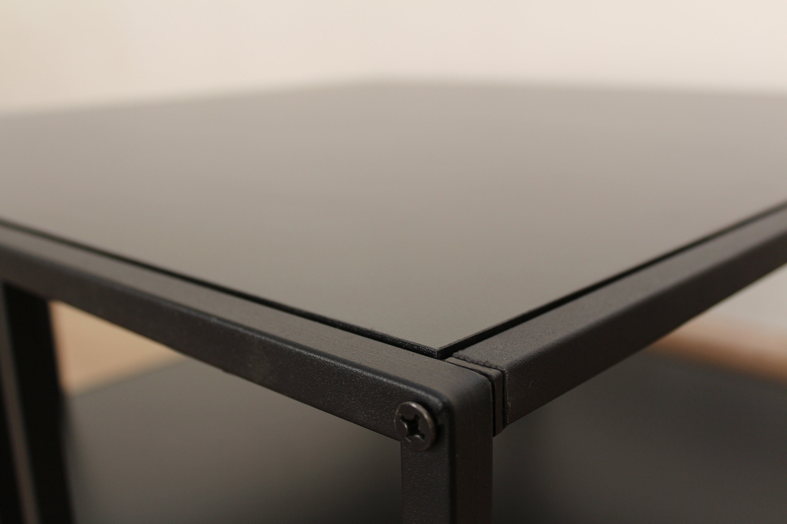 URANUS Black Square Coffee Table - Etsy