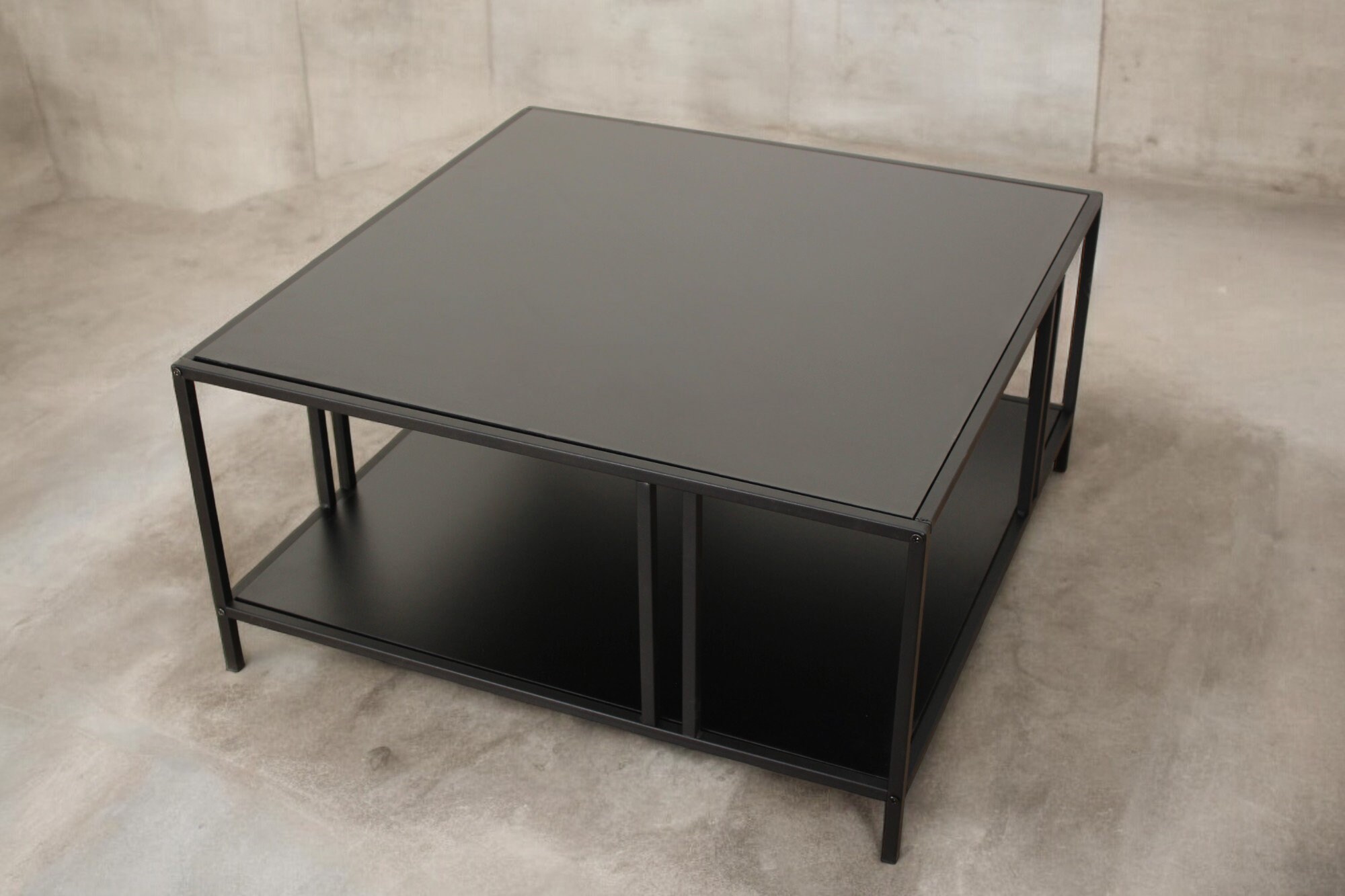 URANUS Black Square Coffee Table - Etsy