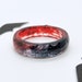 Vampire Resin Ring, Red and Black Resin Ring, Gothic Blood Red Witchy ...