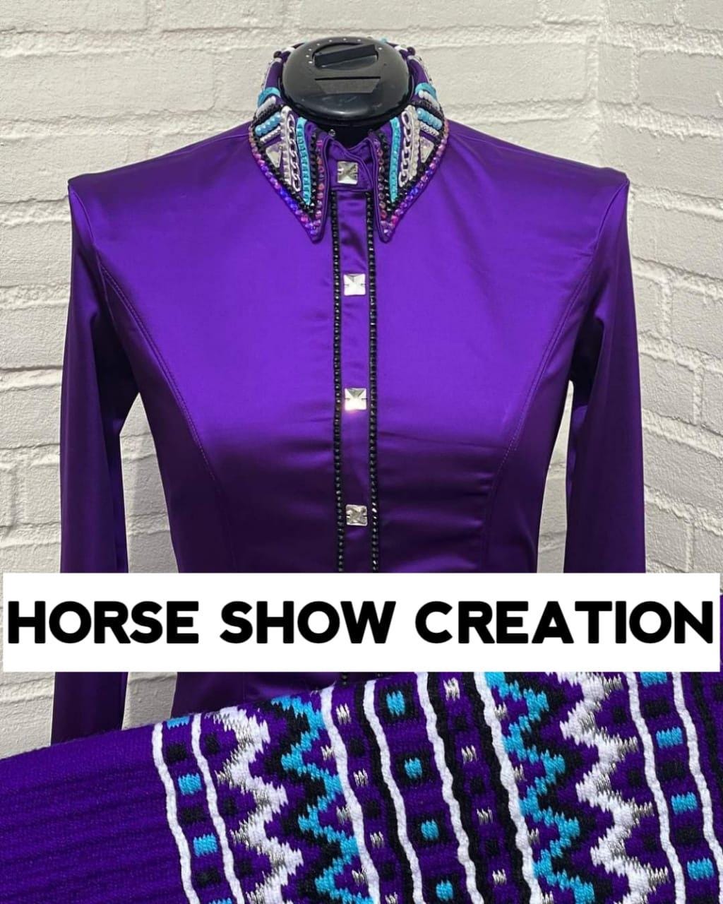 Purple Western Show Shirt, Horsemanship Jacket, Rodeo Queen Style - Etsy