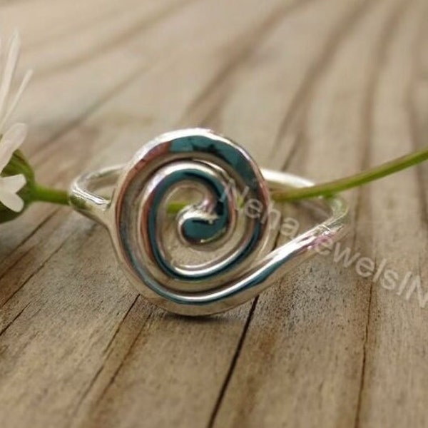 Silver Swirl - Etsy