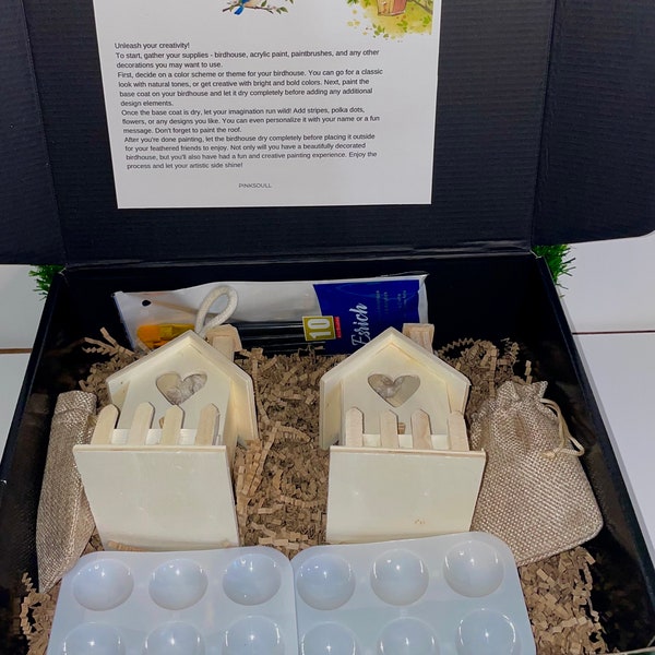 Small Painted Box - Etsy