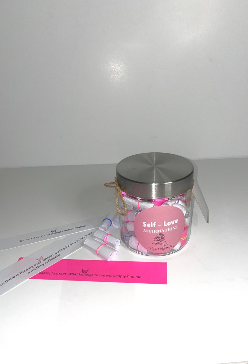 Affirmation Jar, Self Love Affirmations, Baddie Affirmations, Postive ...