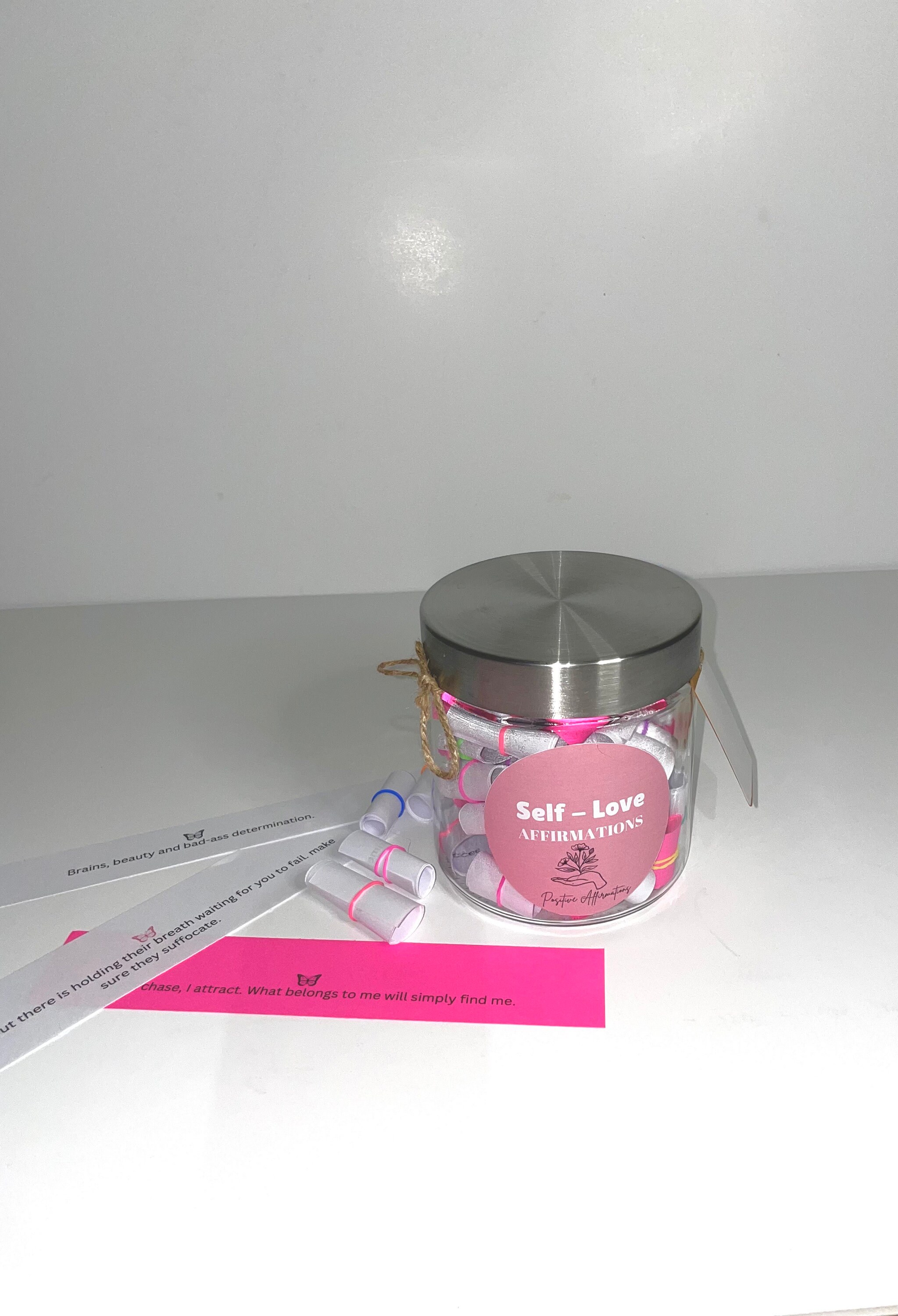 Affirmation Jar, Self Love Affirmations, Baddie Affirmations, Postive ...