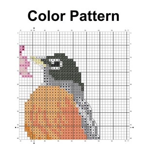 Cross Stitch Robin Red Breast Pattern | PDF Download | Bird and Spring ...