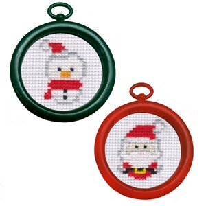 Mini Christmas Ornament Cross Stitch Patterns - 16 Holiday Designs (PDF ...