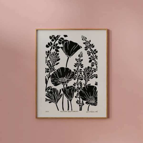 Block Print Art - Etsy