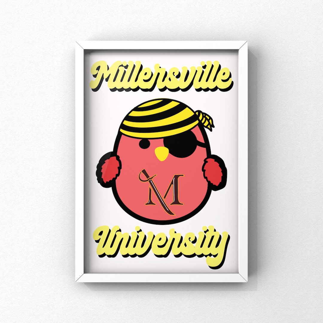 Millersville University Squishmallow Art / College Decor / - Etsy