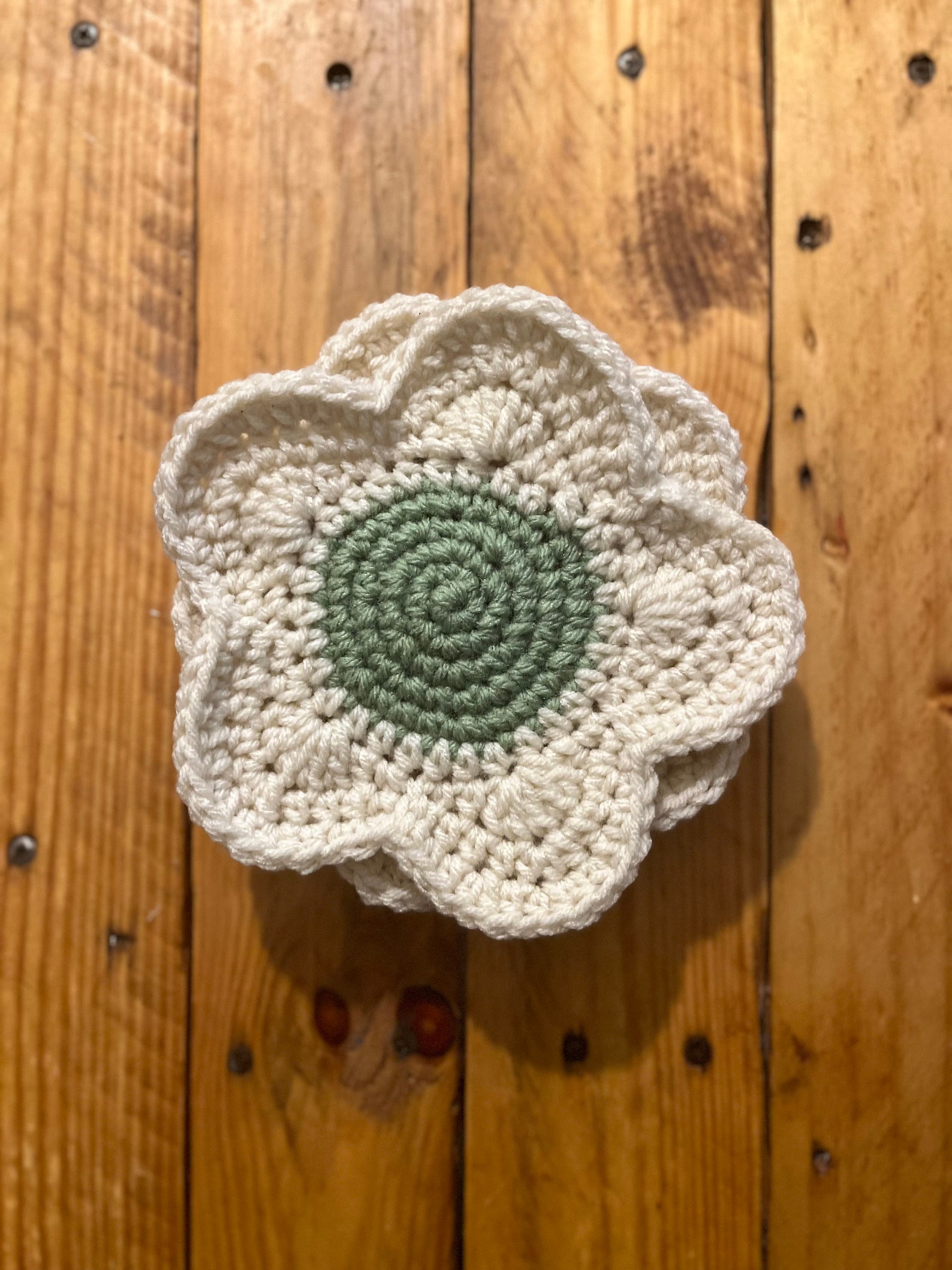 Crochet Flower Coasters Set of Handmade Coasters Flower - Etsy