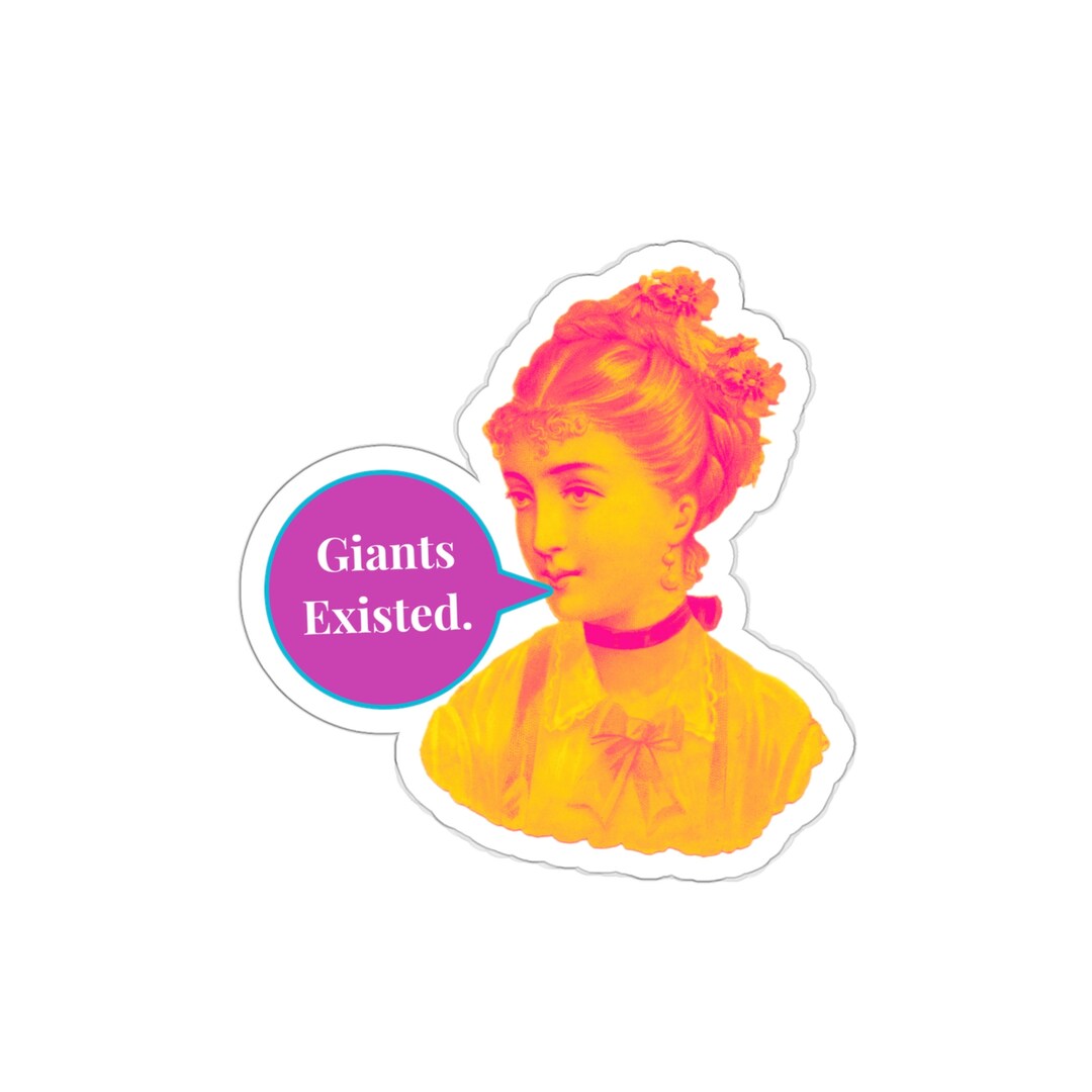 Giant Sticker, Nephelim Sticker, Giant Decal, Conspiracy Decals, Giants ...