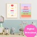 Colorful Speech Therapy Room Decor | Printable Wall Art Speech Language ...