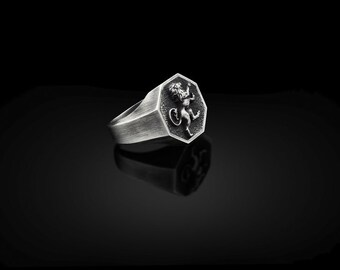 Scottish Rampant Lion Ring - Etsy