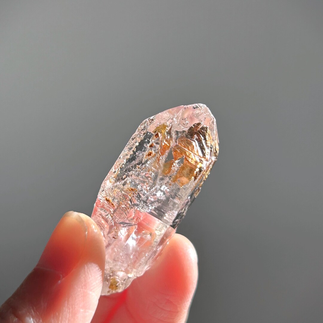 Rare Natural Skeletal Crystal Tumbled Point Energy Chakra Healing Raw ...