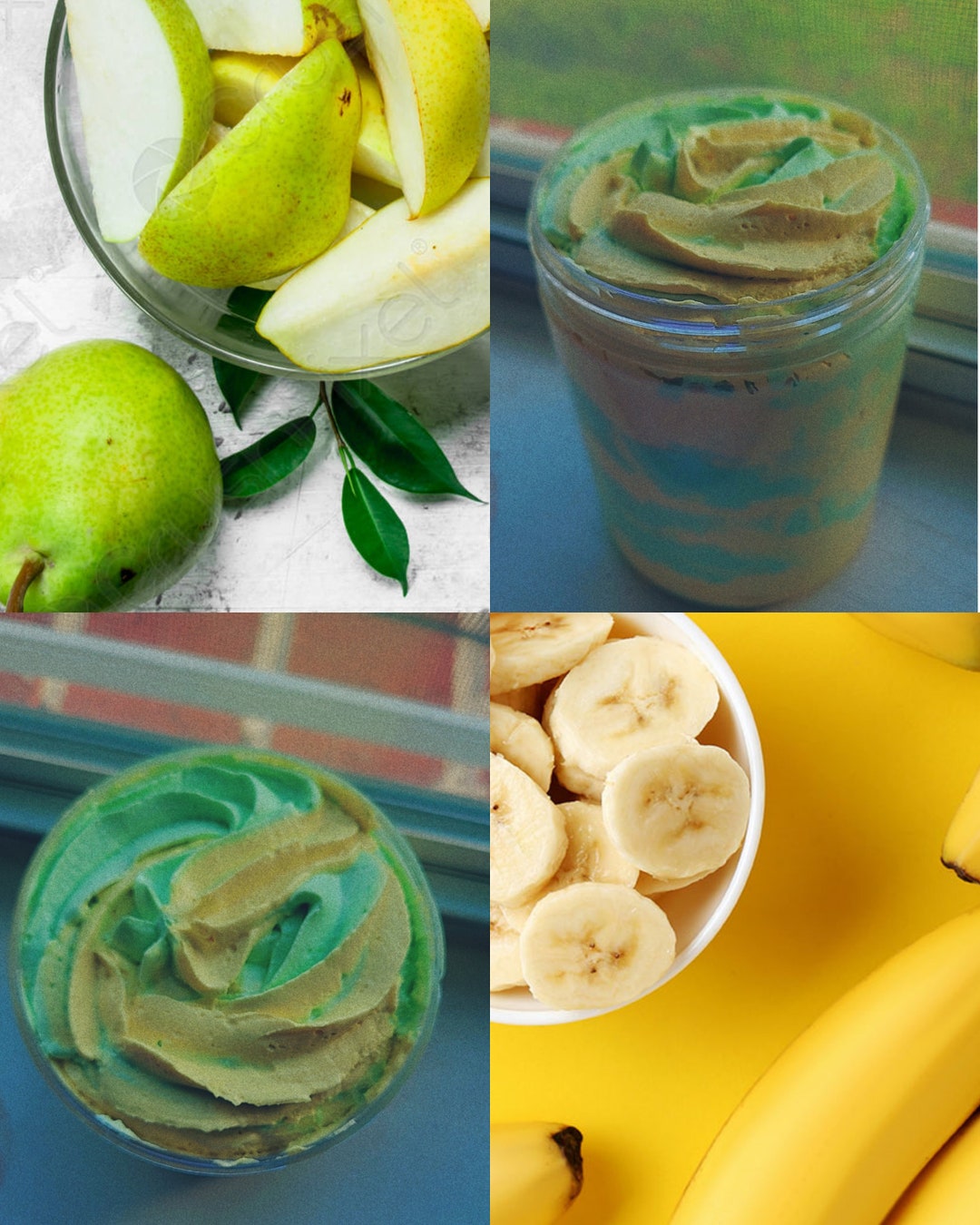 Pearable Banana/ Pear / Banana /whipped Body Butter/ Body - Etsy