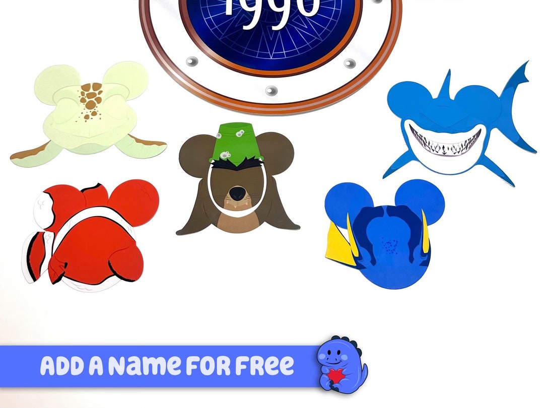 Finding Nemo / Dory Collection Personalised Cruise Door Magnets - Etsy