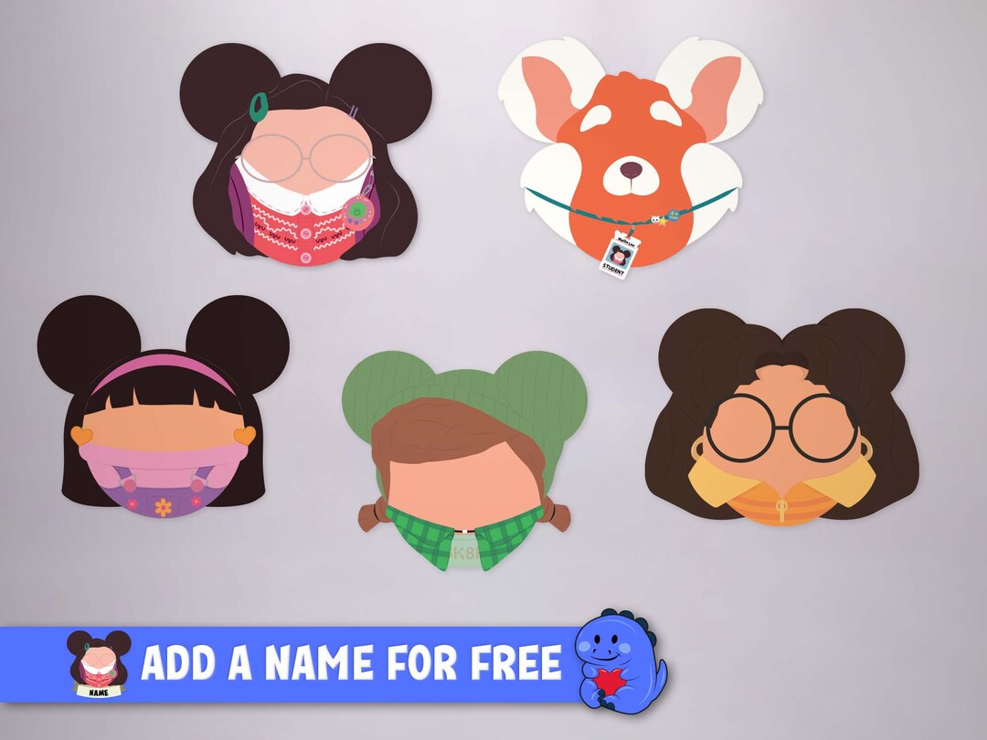 Turning Red Collection - Personalised Cruise Door Magnets | Disney ...