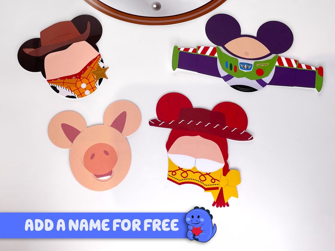 Toy Story Main Characters Collection - Personalised Cruise Door Magnets ...