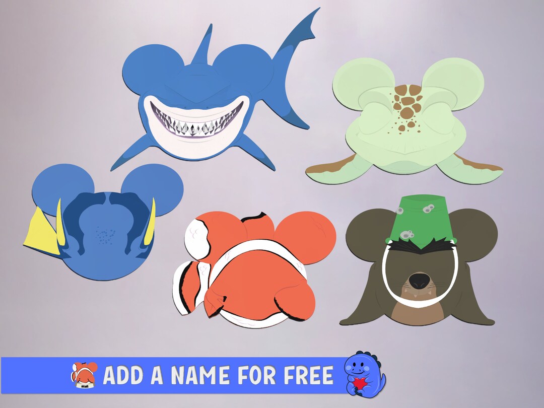 Finding Nemo / Dory Collection - Personalised Cruise Door Magnets ...