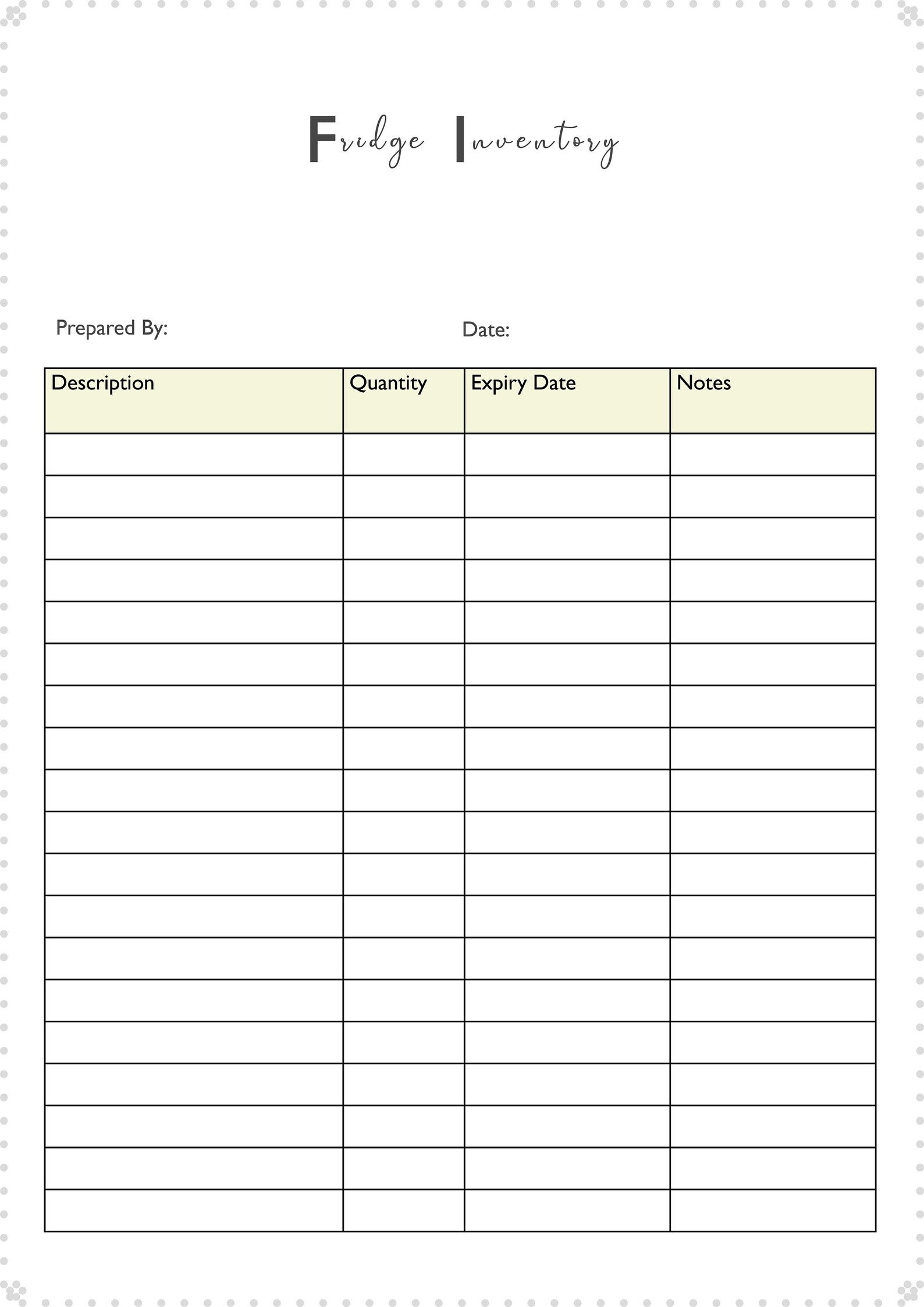 Kitchen Tracker - Etsy