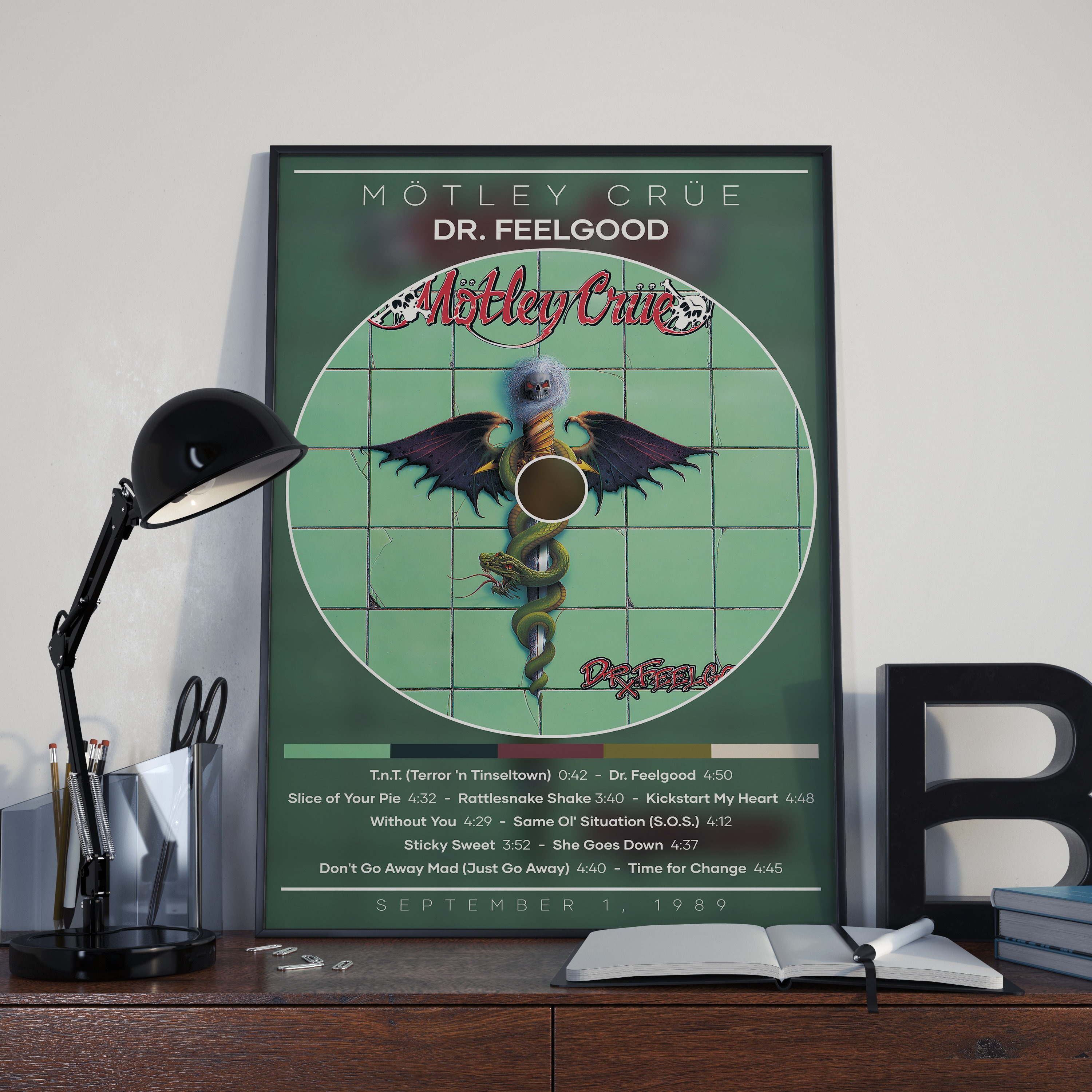 Motley Crue Dr Feelgood Poster