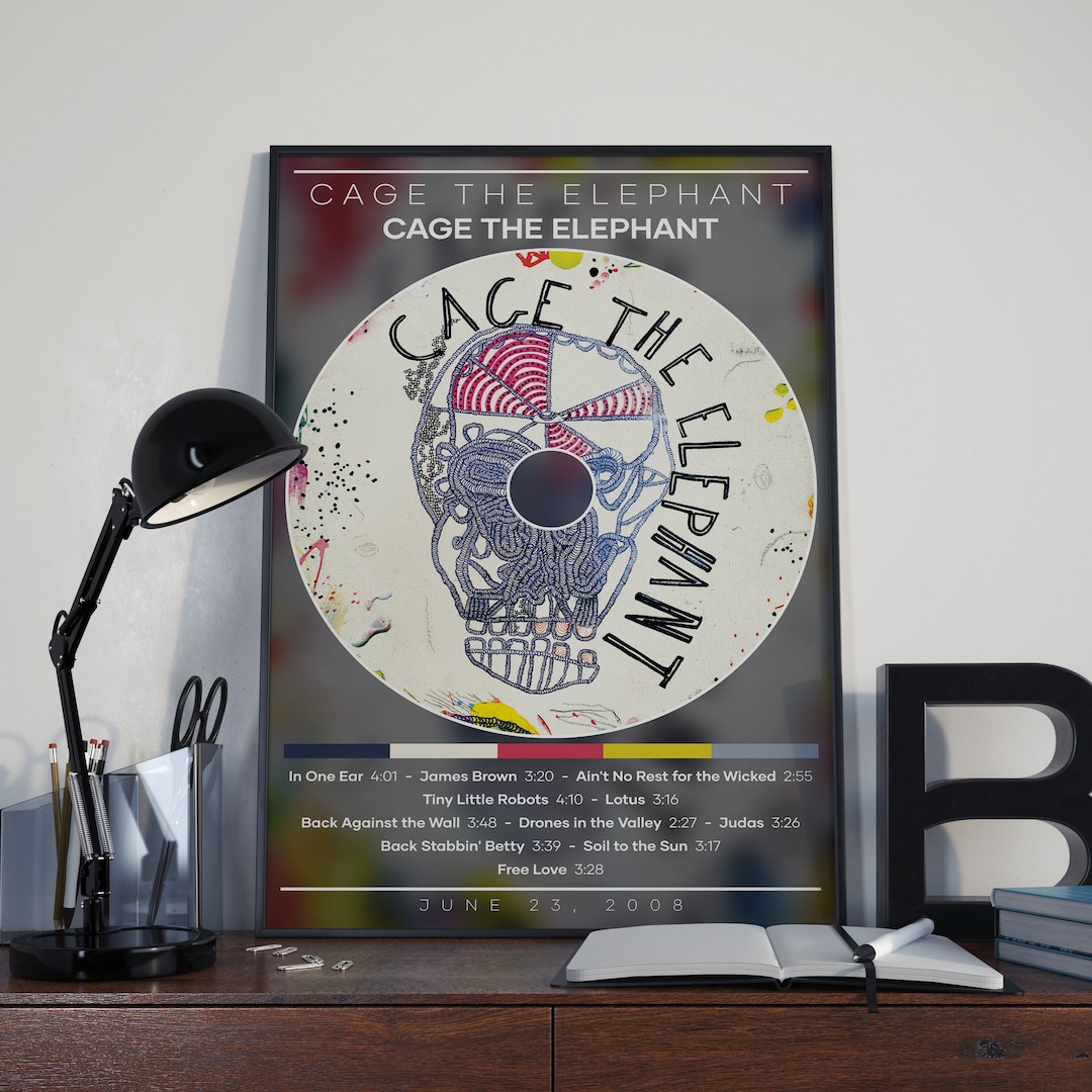 Cage the Elephant Poster Print Album Cover Poster Indie Musik Poster CD ...
