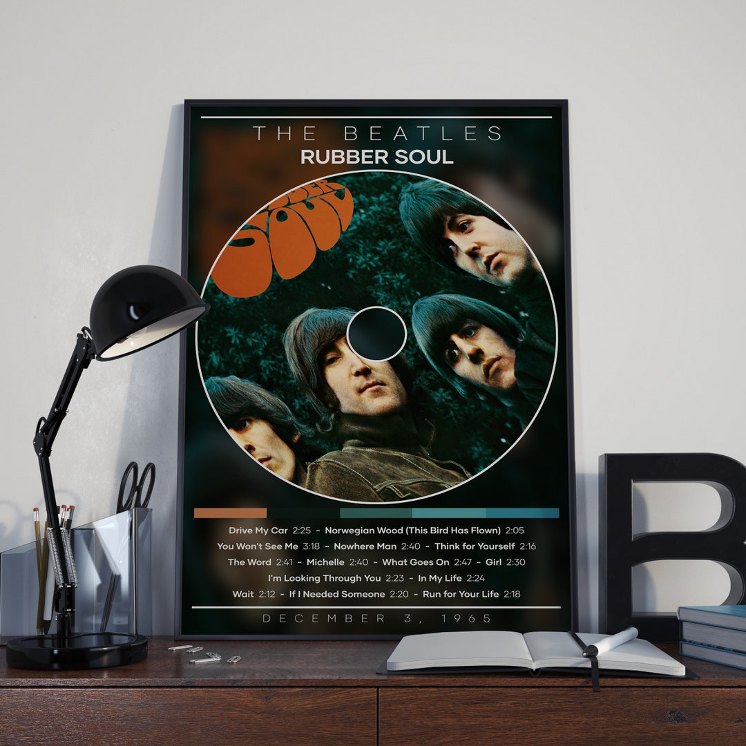 The Beatles Poster Print Rubber Soul Poster Album Cover - Etsy