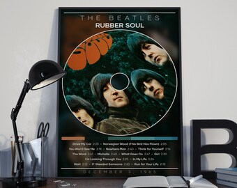 Beatles Rubber Soul Poster - Etsy