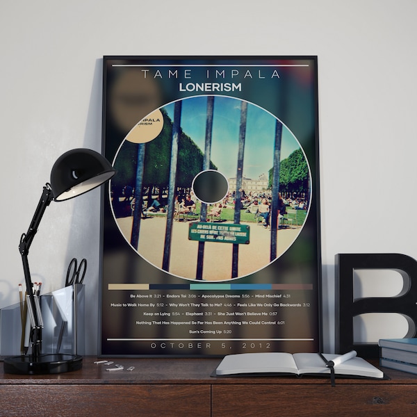 Tame Impala Poster Lonerism - Etsy