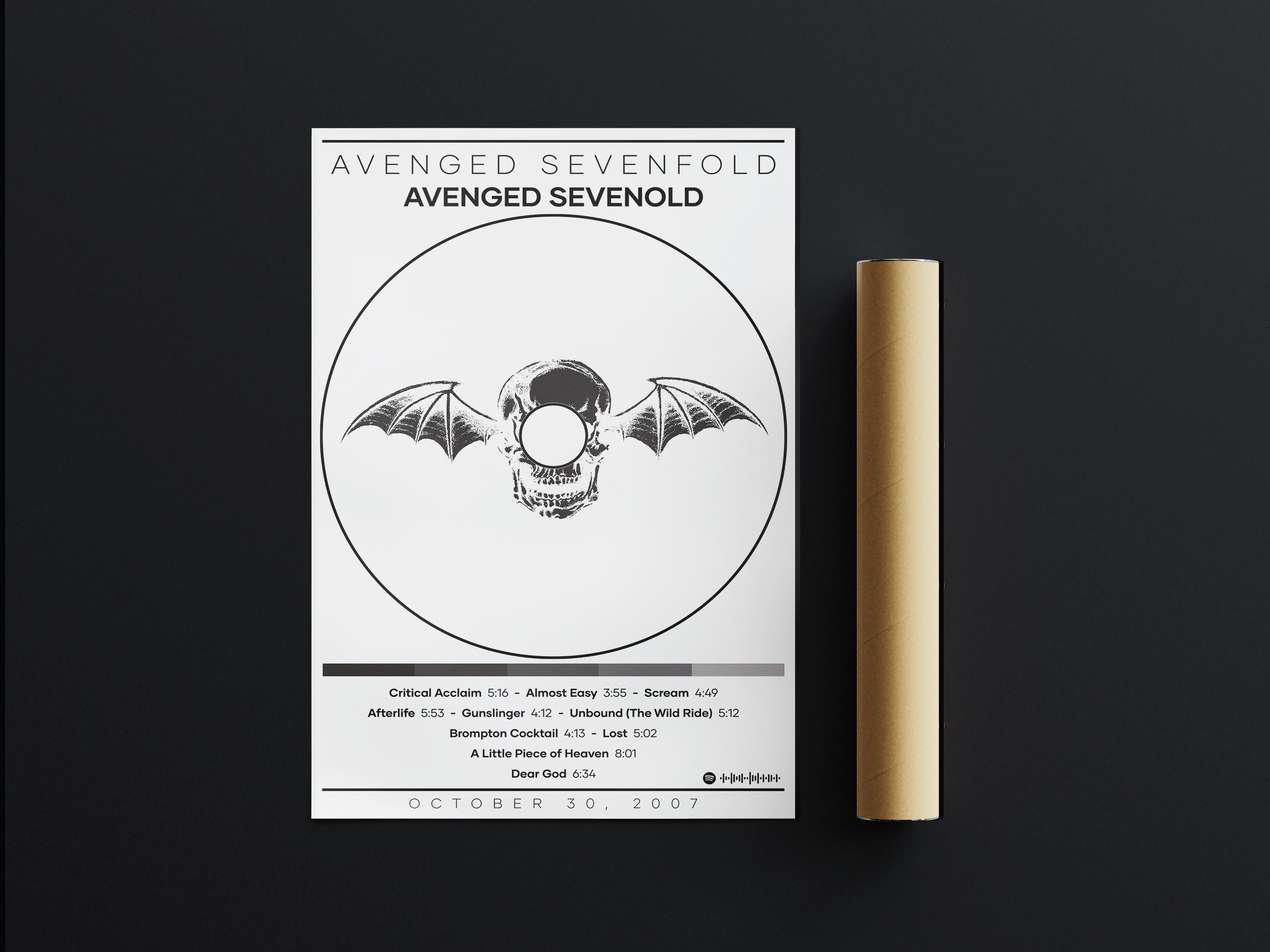 Avenged Sevenfold Poster Print | Metal Music Poster | Album Cover ...