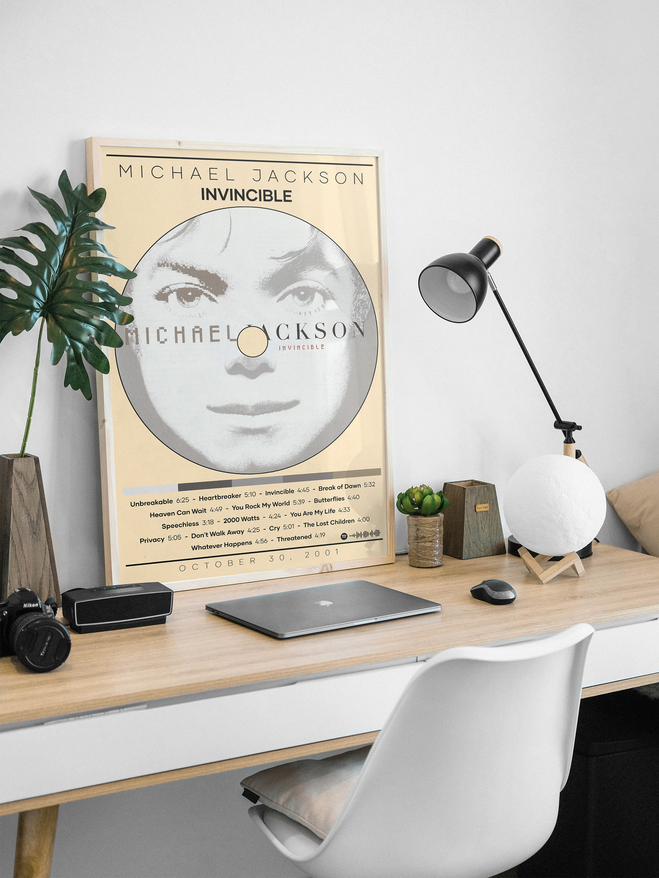 Michael Jackson Poster Print | Invincible Poster | Album Cover Poster ...