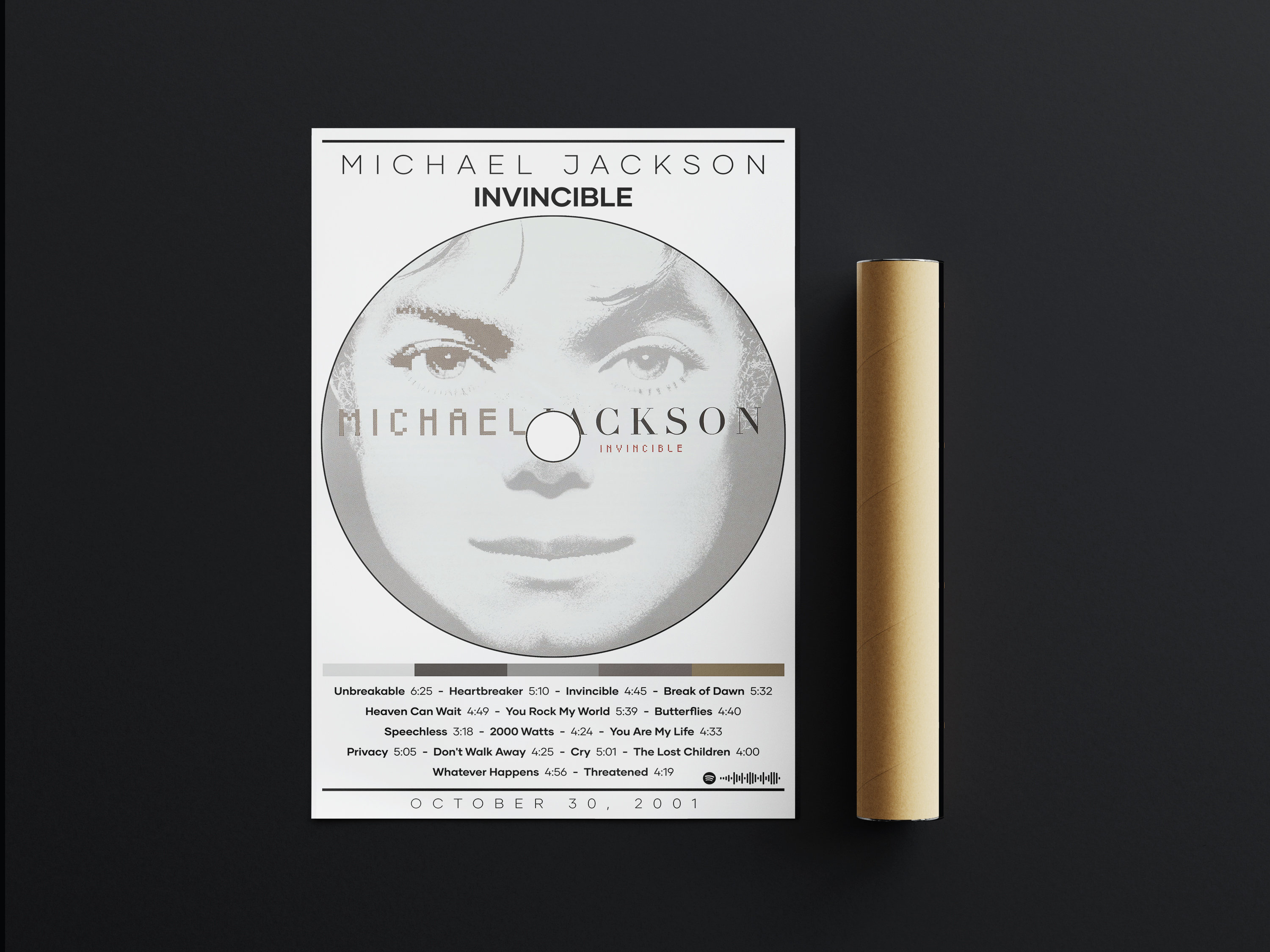 Michael Jackson Poster Print | Invincible Poster | Album Cover Poster ...