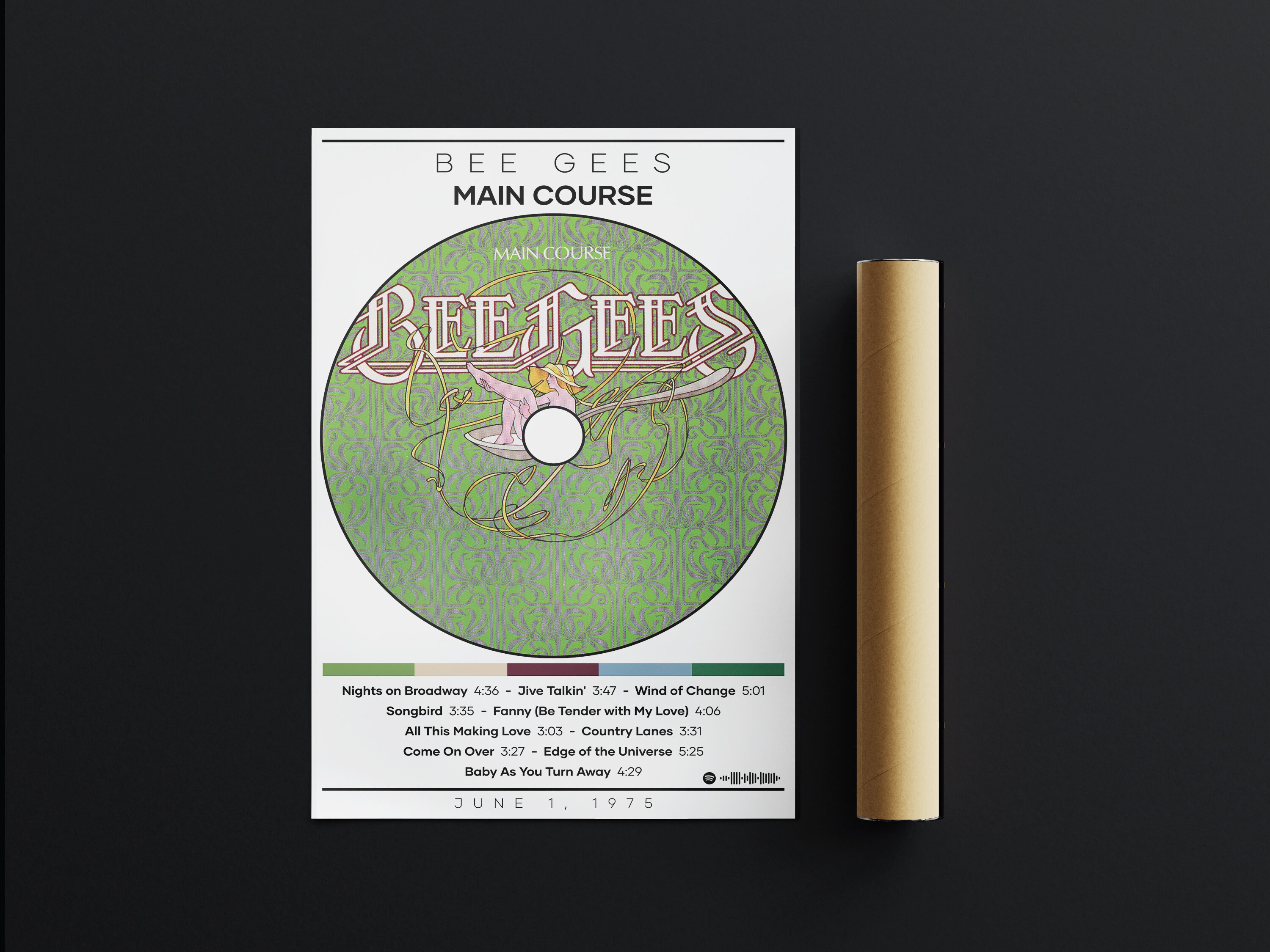 Bee Gees Poster Print | Main Course Poster | Album Cover Poster by ...