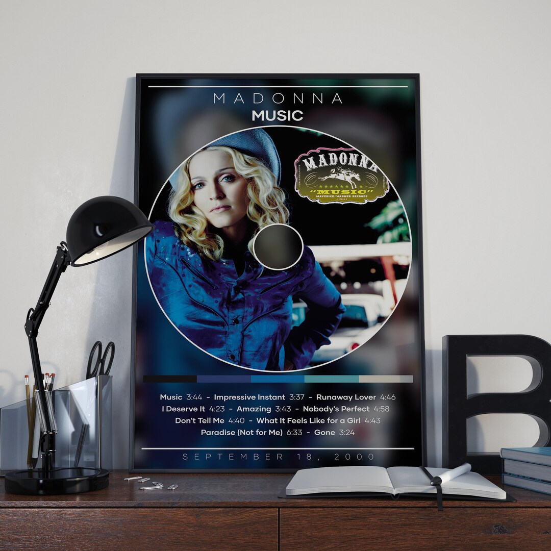 Madonna Poster Print Music Poster Album Cover Poster CD Poster ...